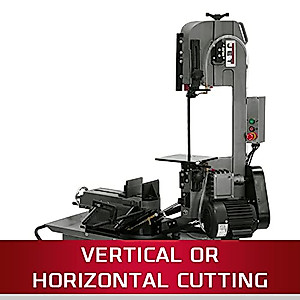 JET HVBS-710S, 7" x 10-1/2" Belt-Driven Mitering Bandsaw, 1Ph 115/230V (413451)