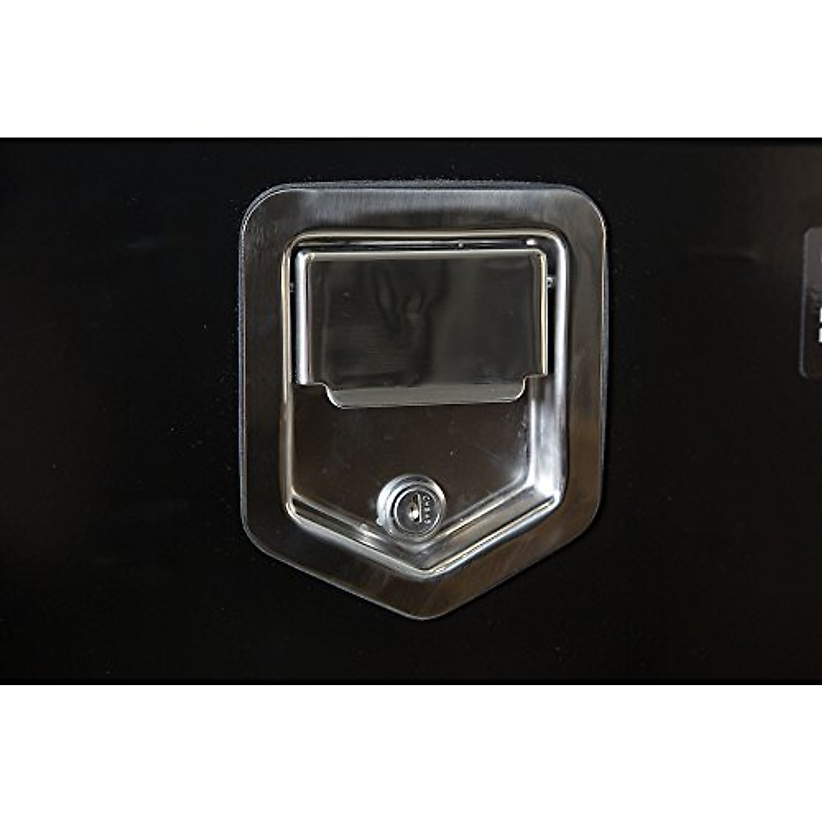 Buyers Products 1702110 Black Steel Underbody Truck Box with Paddle Latch, 18 x 18 x 48 Inch