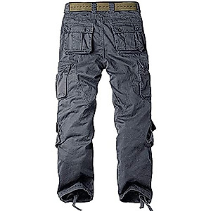 AKARMY Womens Cargo Pants with Pockets, Outdoor Casual Ripstop Military Combat Construction Work Pants 2040 Gray