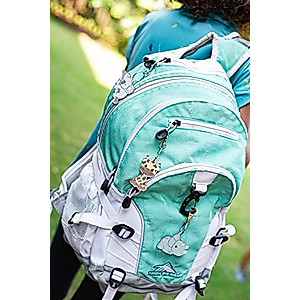 The Acrylic Place Baby Giraffe Keychain - Charm for Purse Diaper Bag Tote Bag Kids Backpack Keychain (Backpack Size)