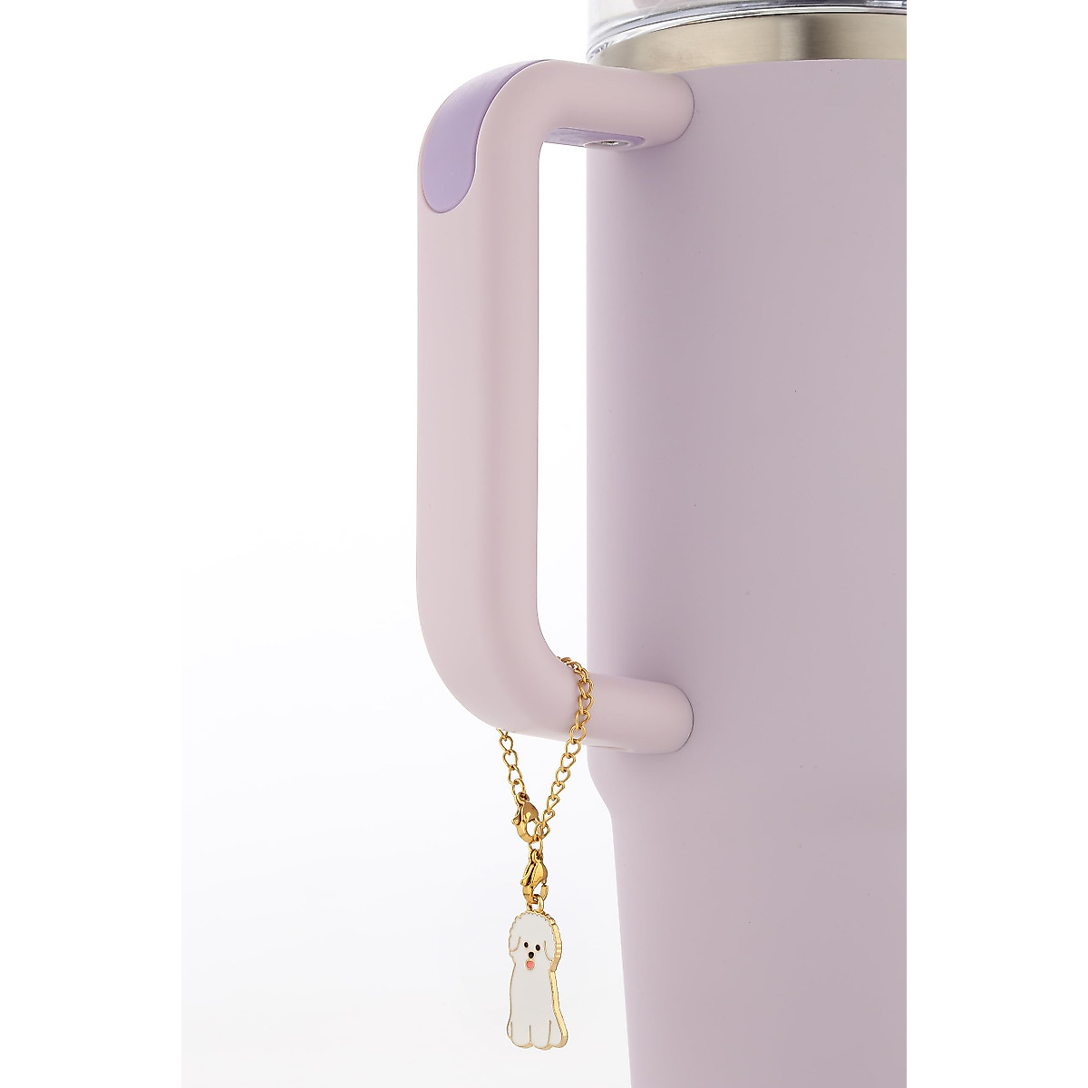 CIZULFY Charm for Stanley Cup Accessories, Cute Dog Charm for Stanley/Simple Modern/Yeti Cup with Handle, Stanley Cup Charms for Stanley Accessories.