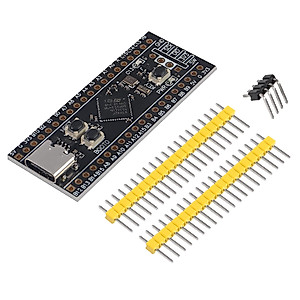 DWEII 1PCS STM32F411 Development Board V3.0 STM32F411CEU6 STM32F4 Learning Board 100MHz Clock 512kB Flash and 128kB RAM with 1 PCS ST-Link V2 (Random Color) Support for MicroPython/Programming