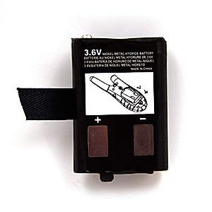 elxjar (2-Pack) 3.6V 700mAh AAA Ni-MH Rechargeable Battery Pack for Motorola GMRS/FRS, 53617, KEBT-086-B