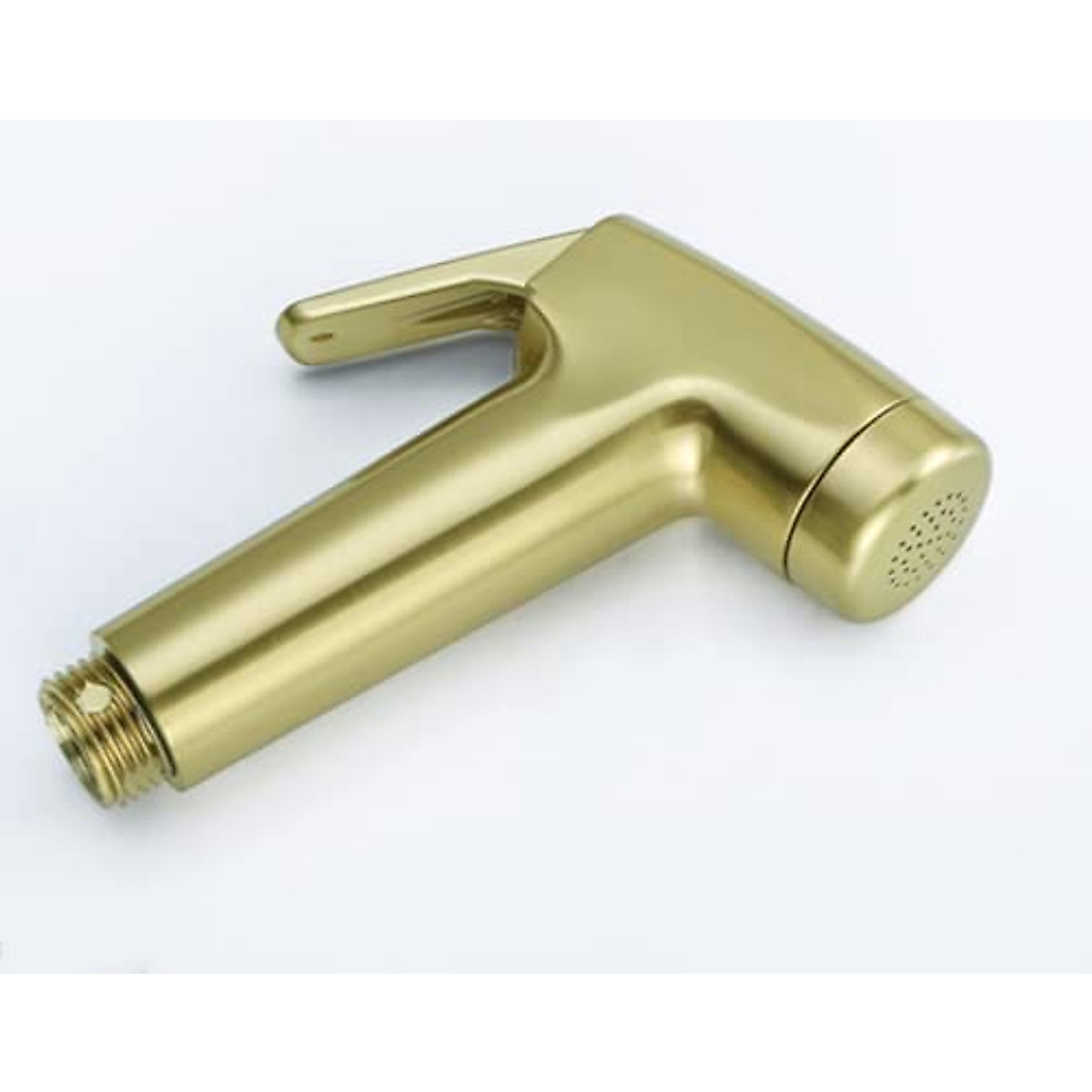 Brushed Gold Bidet Sprayer for Toilet-HOMCBEC Cloth Diaper Sprayer Hand Held Bidet Shower Faucets,Bathroom Jet Sprayer Kit Spray Attachment with Hose and Wall Bracket