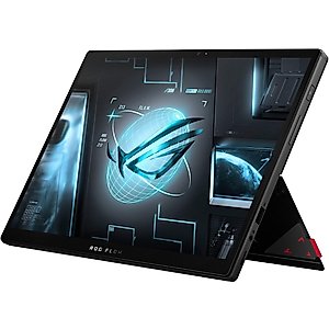 ASUS ROG 13.4" WUXGA Touch 2-in-1 Gaming Tablet, Intel Core i9-12900H 14cores 5.0GHz, 16GB LPDDR5 RAM, NVIDIA GeForce RTX 3050 Ti, 1TB SSD Storage, Backlit KB, Win11, Black