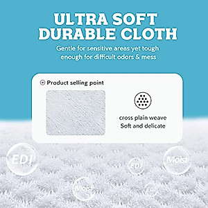 WHOMASS Pet Wipes for Dog and Cat，6" x 8“ Standard Cleans Ears,Face,Paws,Butt,Body and Eye-Multipurpose Grooming Wipes (100 Count)