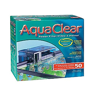 AquaClear 50 Power Filter, Fish Tank Filter for 20- to 50-Gallon Aquariums (Packaging may vary)