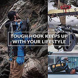 Original Tough Hook Hanger Max Pack Set of 4 | 2 Black and 2 Midnight Black |USA Made | Multi Pack