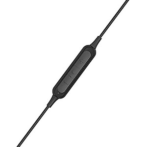Koss BT232i Wireless Bluetooth Earclips, In-Line Microphone, Volume Control and Touch Remote, Sweat Resistant, Dark Grey and Black
