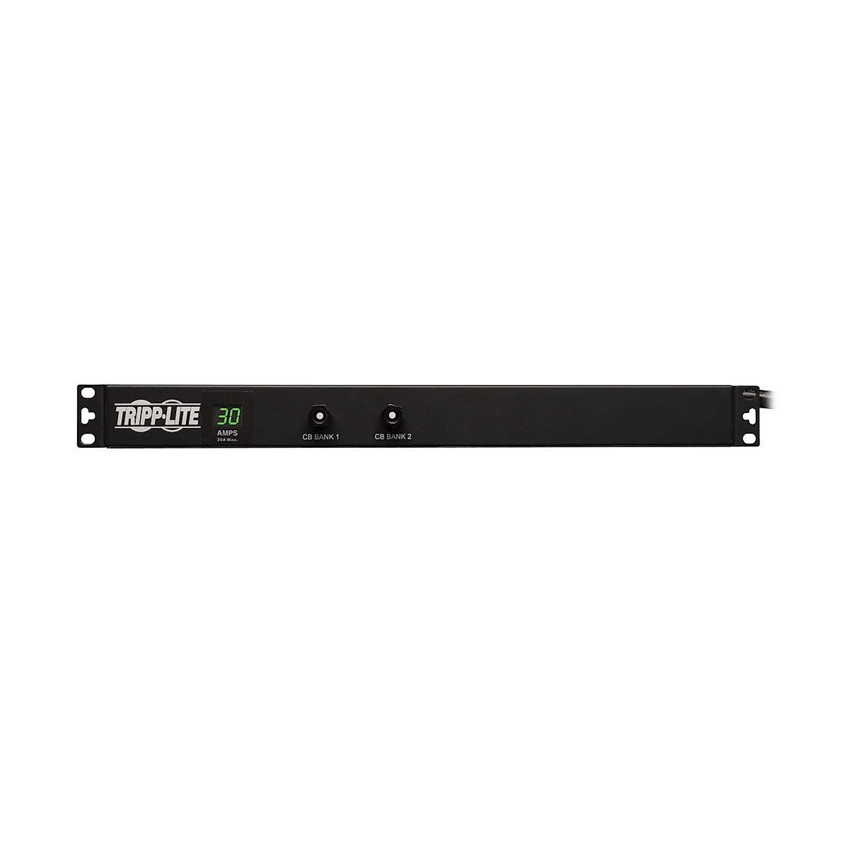 Tripp Lite 2.9kW Metered Rackmount PDU with Isobar Surge Protection, 120V, 3840 Joules, 12 Outlets Standard 5-15/20R, 15 ft / 4.5M L5-30P Power Cord, TAA Compliant, 2-Year Warranty (PDUMH30-ISO)