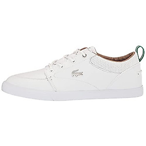Lacoste Men's Bayliss Sneaker, Deep White, 7 Medium US