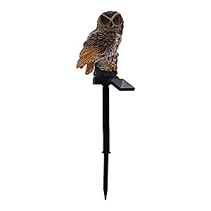 Leefasy, Garden Lamp IP65 Waterproof Owl Solar LED Lights Landscape Lamp Stake Light, for Outside Wedding Walkway Pathway Ornaments