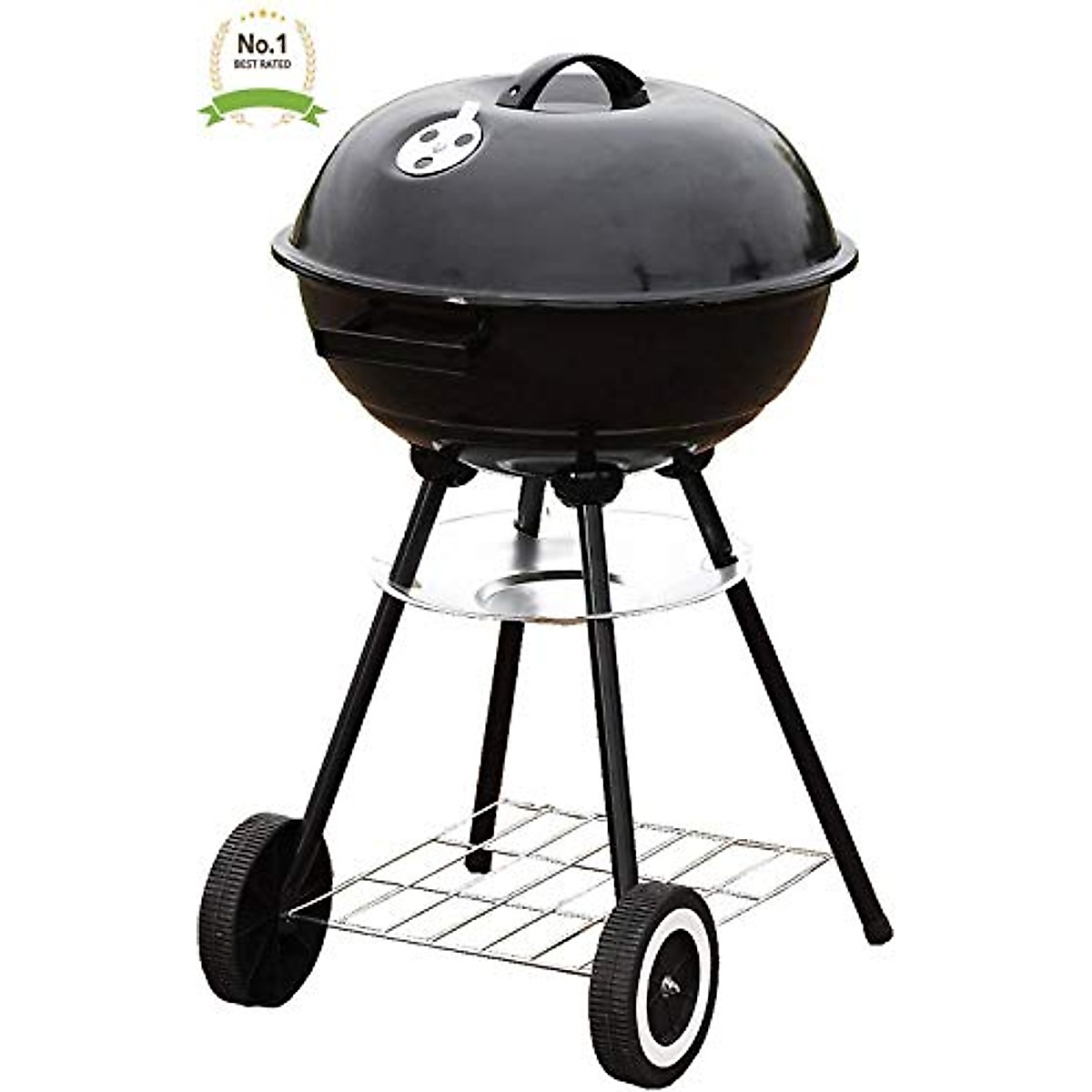 #1 Portable 18" Charcoal Grill Outdoor Original BBQ Grill Backyard Cooking Stainless Steel 18” diameter cooking space cook steaks, burgers, Backyard & Tailgate