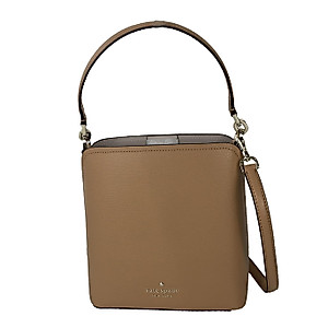 Kate Spade Darcy Refined Grain Leather Small Bucket Bag Crossbody (Classic Saddle)