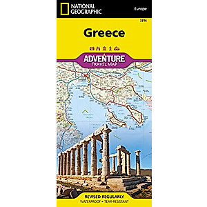 Greece Map (National Geographic Adventure Map, 3316)