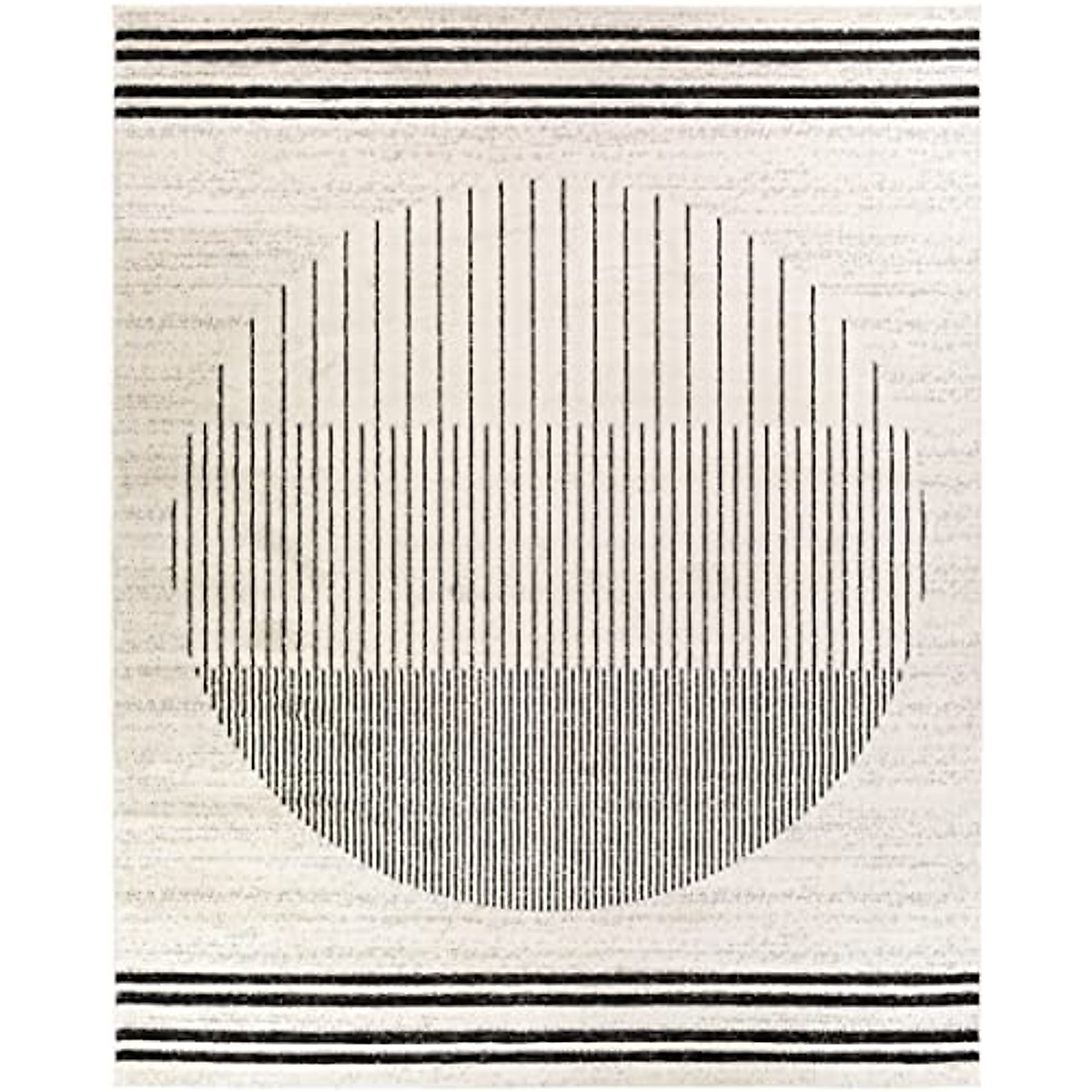 Mark&Day Area Rugs, 8x10 Neerbosch Modern Light Gray Area Rug, Gray/Black/White Carpet for Living Room, Bedroom or Kitchen (7'10" x 10')