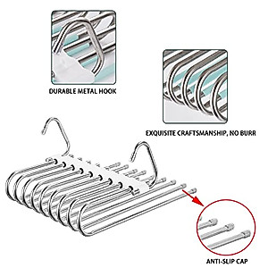 Non Slip Stainless Steel Multifunctional Pants Rack 1 Pack