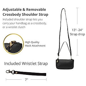 joy susan Women's Mini Crossbody: Wristlet Clutch