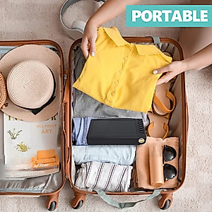 5Inch Portable Digital Television, ATSC HD Screen Freeview LED TV for Car Camping Outdoor Kitchen, Pocket Digital Car TV with 1500mAh Rechargeable Battery,Support USB, TF Card,