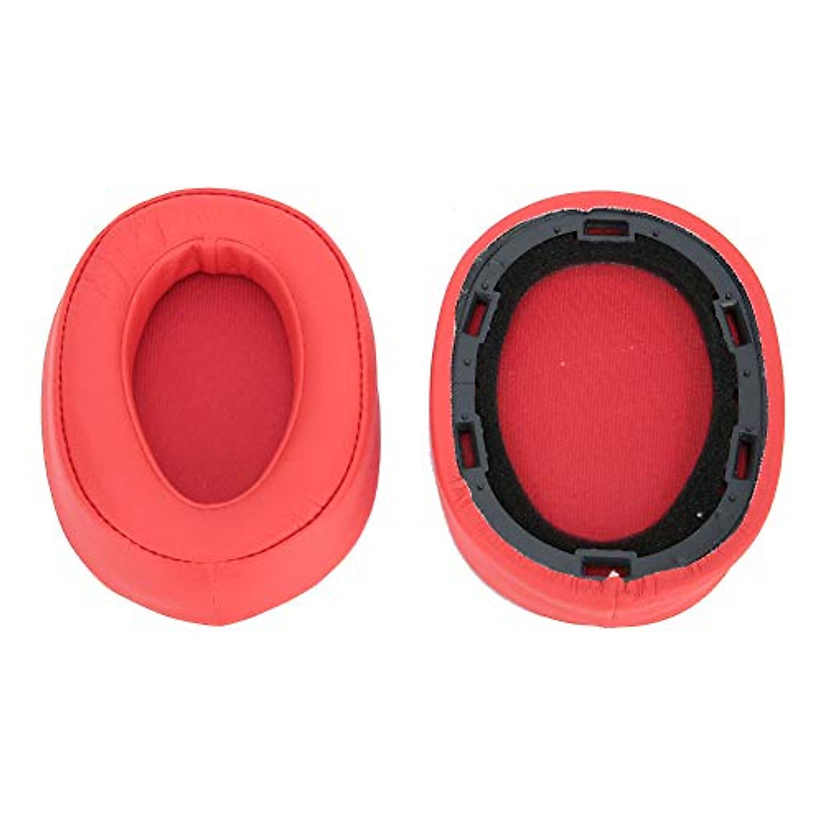 Red Earphone Cover Replacement Ear Pads Cover Headset Cushion for Sony MDR 100ABN WH H900N Headphone Red