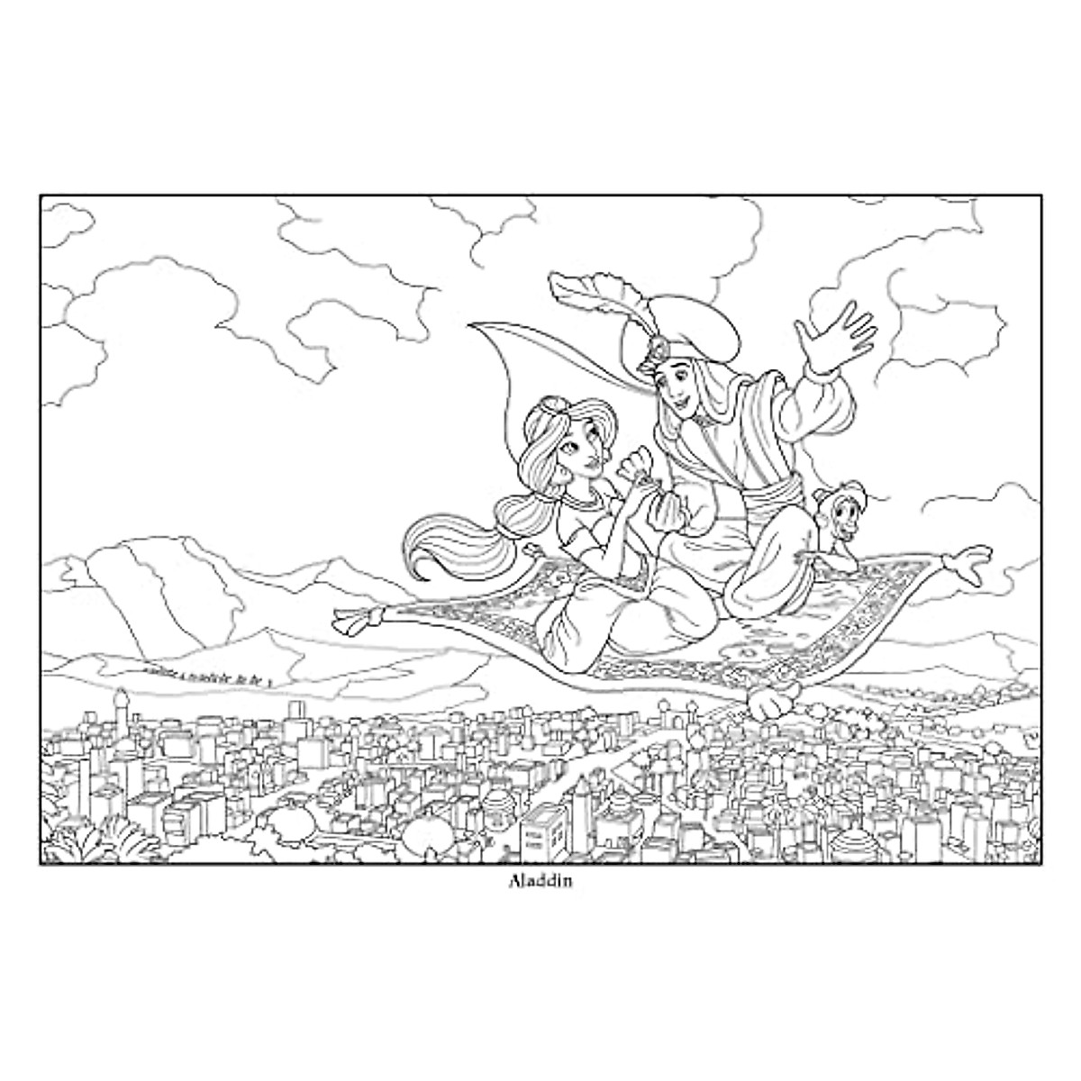 Disney Dreams Collection Thomas Kinkade Studios Disney Princess Color Your Own Postcards