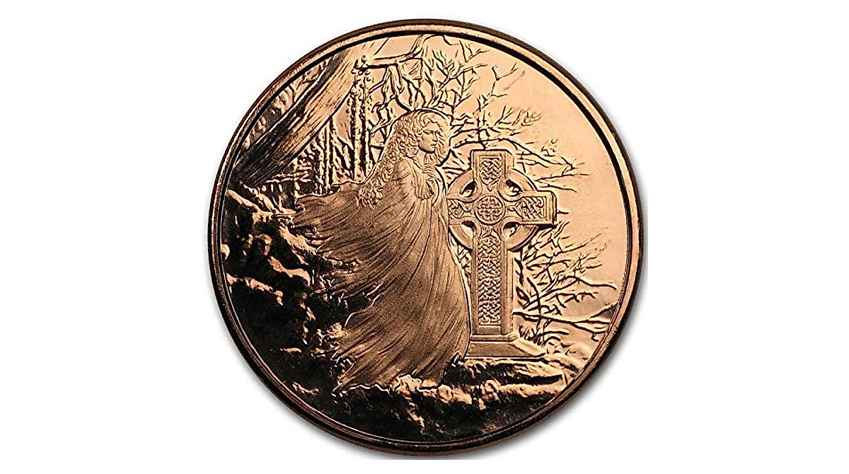 Jig Pro Shop Celtic Lore Copper Challenge Coin Banshee - Limited Edition