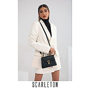 Scarleton Crossbody Bags for Women, Handbags for Women, Top Handle Satchel Purses for Women, Shoulder Bag Purse, H210001 - Black