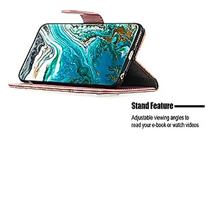 DIWOR Flip Stand Case Compatible for Vivo Iqoo Z5 Phone Case Cover PU Leather Kickstand Magnetic Wallet Case BF439-FEN