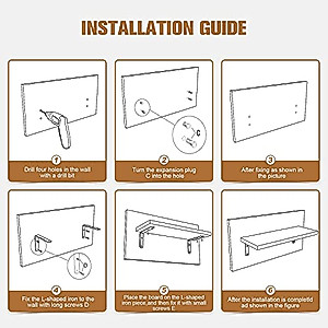 Floating Wall Shelfs Sets Of 4, Natural Woods Bedroom Shelves, Farmhouse Style Floating Shelves For Walls Décor, Hanging Shelves For Bedroom, Modern Storages, Living Room & Kitchen - Rustic Black