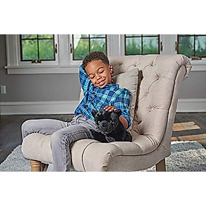 Wild Republic Jaguar Black, Cuddlekins, Stuffed Animal, 12 inches, Gift for Kids, Plush Toy, Fill is Spun Recycled Water Bottles