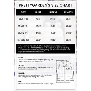 PRETTYGARDEN Women's Fall Clothes Trendy Casual Lightweight Jackets Oversized Winter Coat Outerwear with Pockets (Army Green,Small)