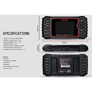 iCarsoft CR Pro Diagnostic Scan Tool