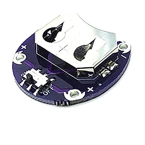 QIAONAI sh84 Lilypad Coin Cell Battery Holder CR2032 Battery Mount Module Small Slide Switch Board Integrated Circuit