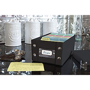 Find-It Tabbed Index Cards, 3 x 5 Inches, Assorted Colors, 48-Pack (FT07216)