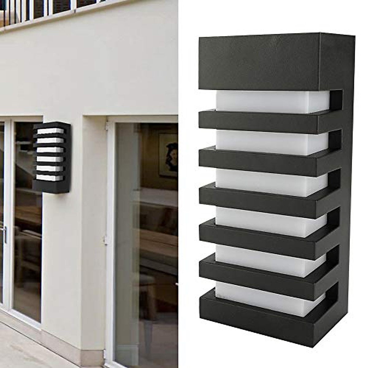 Oreilet Waterproof Wall Lamp, Wall Lamps, Led Wall Lamp Courtyard for Bar Home Garden