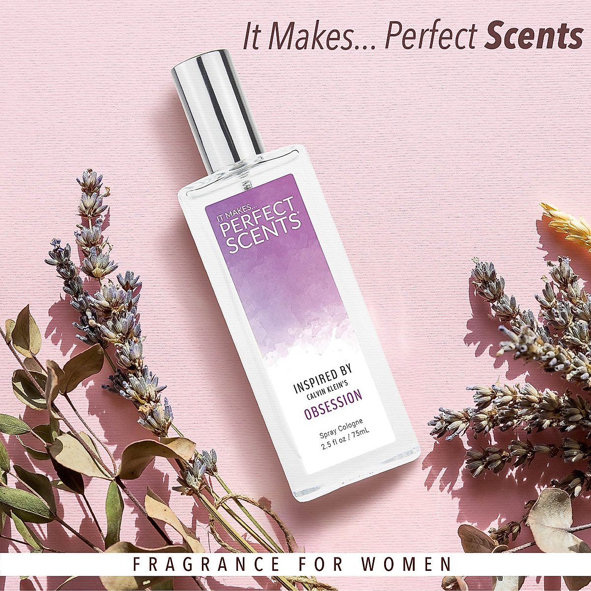 Perfect Scents Fragrances | Obsession | Women’s Eau de Toilette | Vegan, Paraben Free | Never Tested on Animals | 2.5 Fluid Ounces