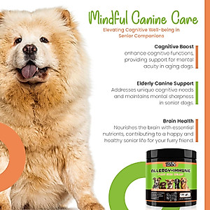 Chews Pawsitive Allergy + Immune Chews for Dogs - Dog Supplements for Itchy Skin and Seasonal Allergy Relief- Natural Dog Immune Support- Digestive Health Probiotics - 120ct