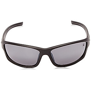 Ironman Men's Relentless Wrap Sunglasses, Matte Black, 63 mm