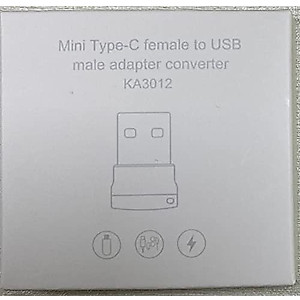 TargetGo USB Type C to USB A Male Adapter, 4-Pack, Blue