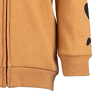 Scooby-Doo Toddler Boys Fleece Zip-Up Hoodie Brown 4T