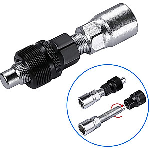 MMOBIEL Professional Bike Crank Puller and Bottom Bracket Remover 20 Teeth Incl. 16mm Spanner/Wrench Repair Tool Kit Compatible with Shimano, BSA, SRAM, Etc.