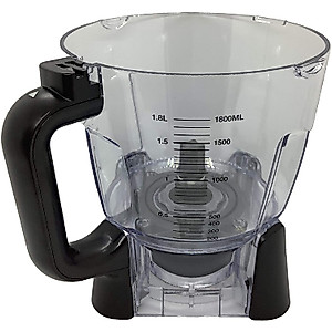 Ninja 64oz (8 Cup) Food Processor Bowl Locking Lid Blade Kit for BN801 BL910 BL680 BL681 BL682 BL640 BL641 BL642 Blender