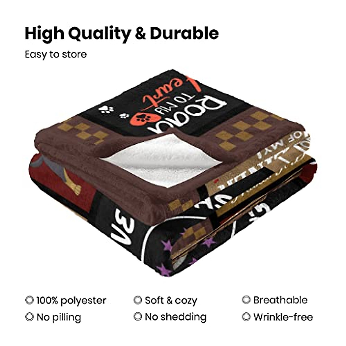 Dachshund Gifts for Women, Weiner Dog Gifts for Women, Gifts for Dachshund Lovers Blanket 60"x50", Dog Lovers Gifts for Women, Gifts for Dog Owners, Dachshund Themed Gifts Ideas for Birthday Christmas