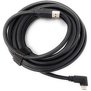 TNE 32ft/10M Link Cable for Oculus Quest 2/Quest 3 Steam VR Gaming and Charging | 16ft Angled Gen 1 Type C USB3.2 to USB Type A Power Cord+16ft Active Repeater Extension 3.0 Cable (32ft/10M)