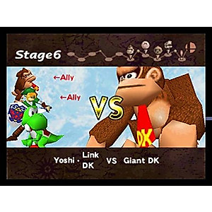 Super SmashBros. n64 - Video Game Cartridge Card - Compatible model NINTENDO - English - US Version - Super Smash Bros. n64 Bit 64