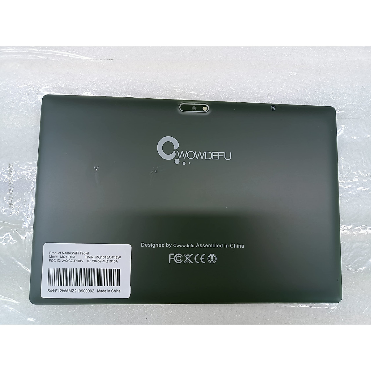 CWOWDEFU Tablet 10 inch with Case Android Tabletas 32GB Touchscreen Tablets 10.1 Inch Ax WiFi 6 Tablet PC (Black)