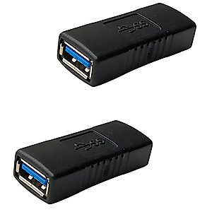 USB 3.0 Female to Female Extension Connector Adapter (2 Pack)