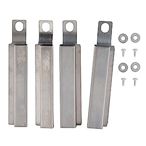 Fdit 4 Set Stainless Steel Adjustable Crossover Tube Channel Burners Stove Repair Part Kit Tube Replacement for Charbroil 463673517