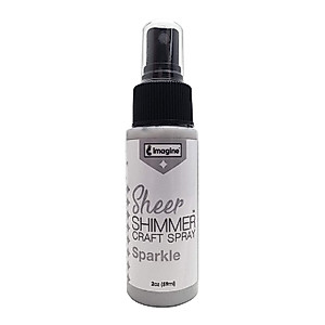 Imagine Crafts Sheer Shimmer Spritz Spray, Sparkle (Packaging May Vary)
