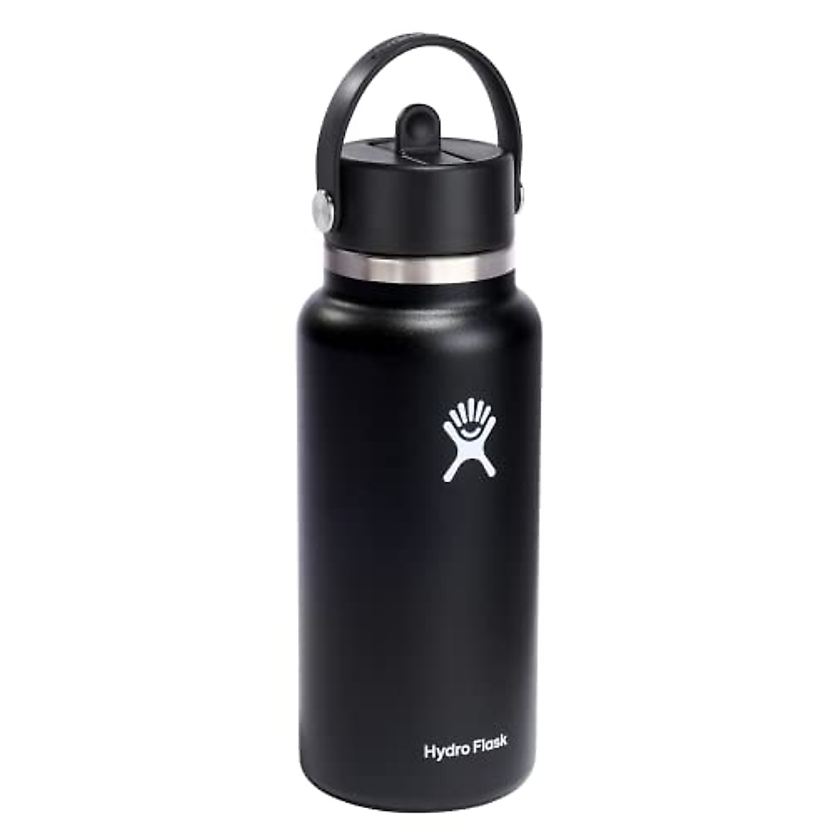 Hydro Flask Wide Flex Straw Cap Black 32 Oz
